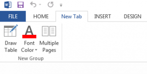 How to Create Your Own Customized Tab In Microsoft Word 2013