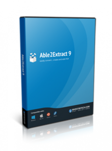 Introducing The All New Able2Extract 9 With PDF Creation!