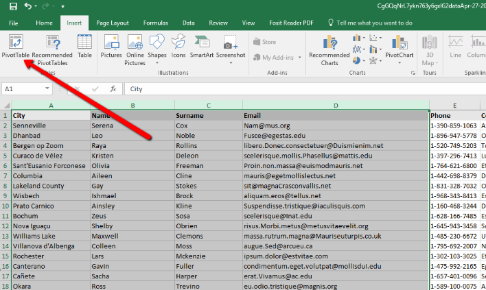 Make Excel Pivot Chart Passamusic