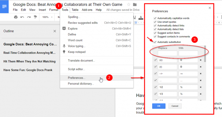 Google Docs: Beat Annoying Collaborators at Their Own Game