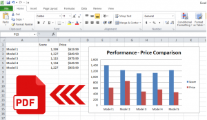 How To Save Microsoft Excel Chart (or Charts) to PDF