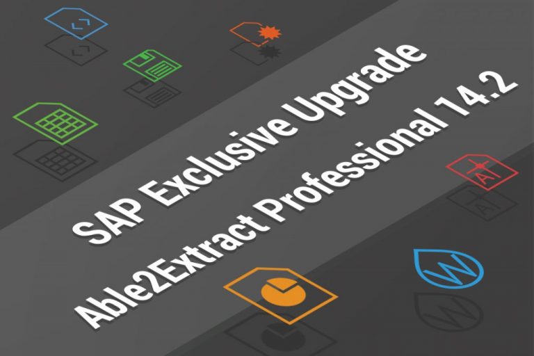 The New & Improved Able2Extract Professional 14.2! [SAP Exclusive]