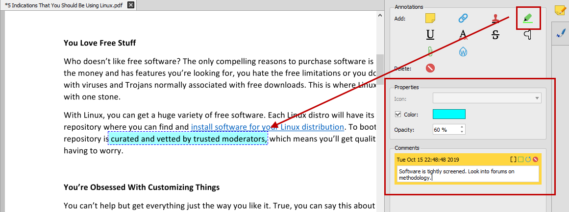 How To Annotate and Review PDF Files