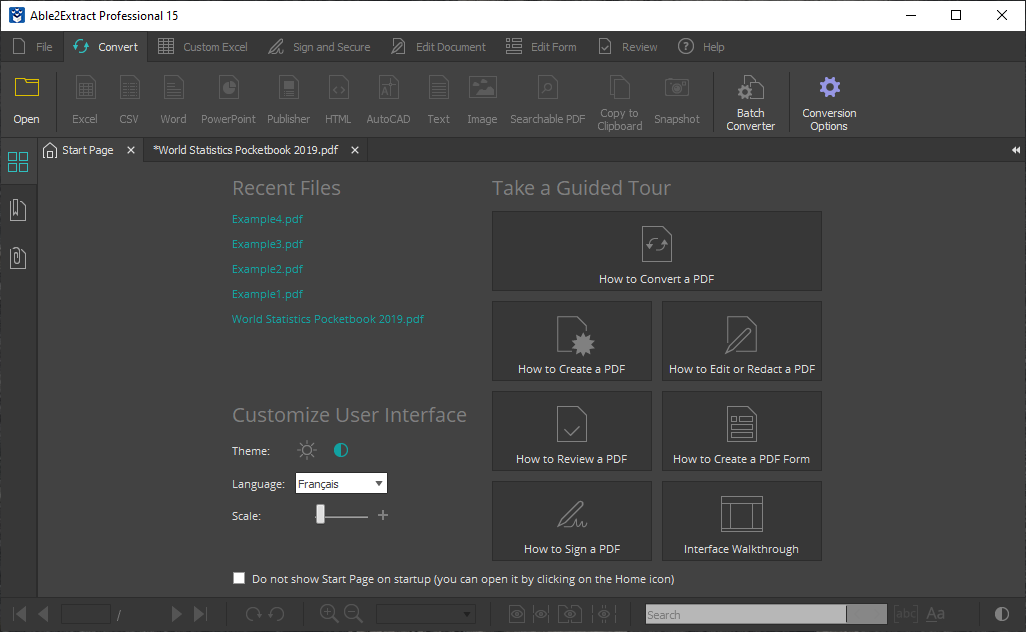 Able2Extract Professional 15 - New UI, More Languages, Batch Creation...