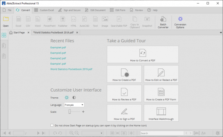 Able2Extract Professional 15 - New UI, More Languages, Batch Creation...