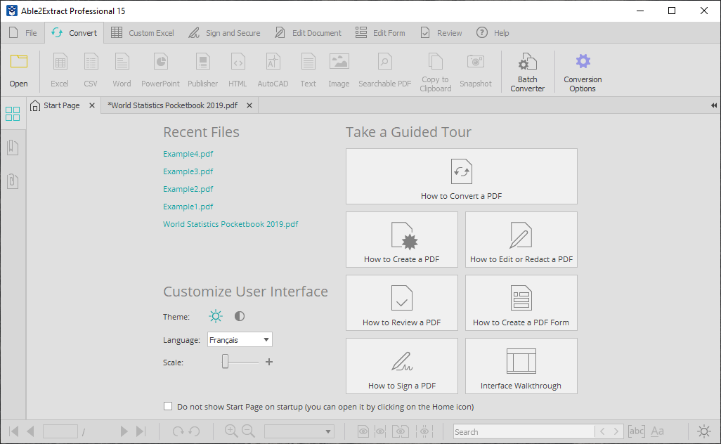 Able2Extract Professional 15 - New UI, More Languages, Batch Creation...